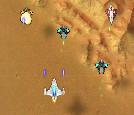 GitHub - manuelkiessling/projectile: HTML5 space shooter game using Canvas and JavaScript